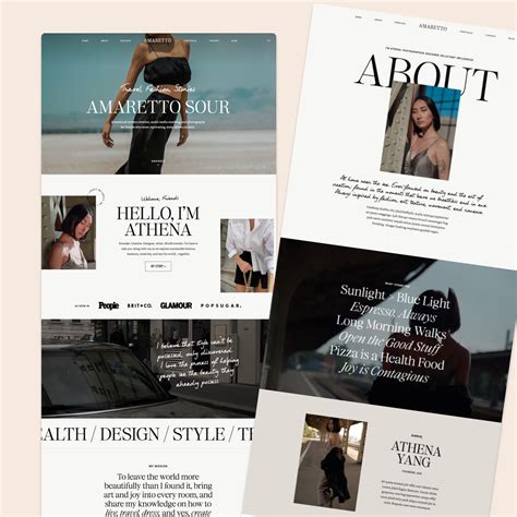 50 Moody And Feminine Showit Templates We Are Loving Made By Applet