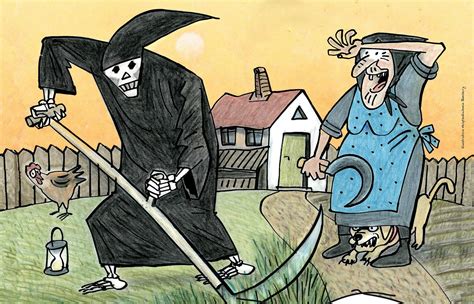 Karikaturen Ausstellung Zu Sterben Tod Und Trauer In Kurl Sie Hat