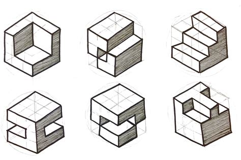 Cube Drawing Ideas
