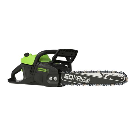 Greenworks Pro Cs60l02 Operators Manual Pdf Download Manualslib
