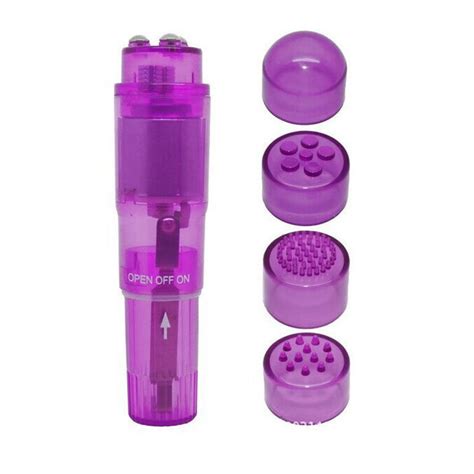 Female Couple Sex Toys Masturbation Devices Vibration Massage Stick 4 Heads Massage Pe Sex