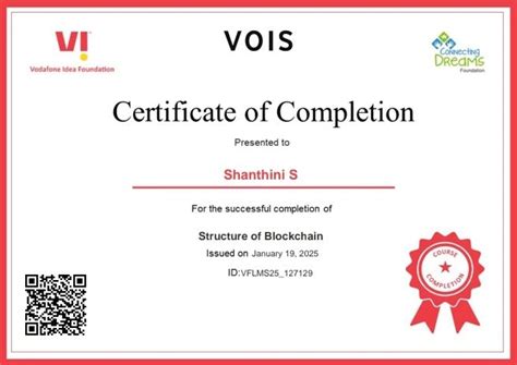 Shanthini S On Linkedin Blockchaintechnology Upskilling Vois Learning