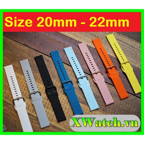 Dây Đeo Silicon 20mm 22mm Cho Đồng Hồ Thông Minh chuẩn sikai Shopee Việt Nam