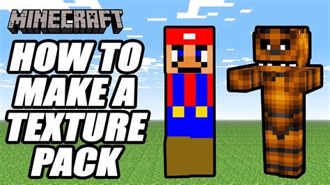 Minecraft How To Make A Resource Pack Texture Pack Tutorial Youtube