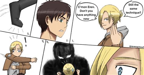 Eren Vs Annie Manga