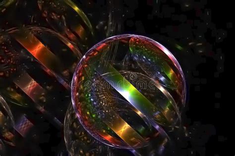 Abstract Science Texture Decoration Chaos Motion Twirl Fantasy Design Creative Rendering Stock