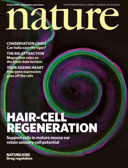 Volume 441 Issue 7096 22 June 2006