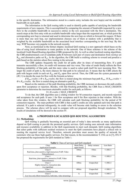 An Approach Using Local Information To Build Qos Routing Algorithm Pdf