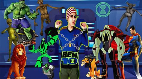 فيلم🔥ساعه بن تن 10 وظهور هالك وسوبر مان البطل الخارق للانتقام ☠️ Youtube