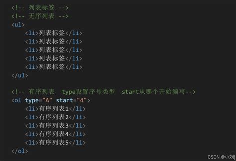 前端基础知识（一些基本标签的用法） csdn博客