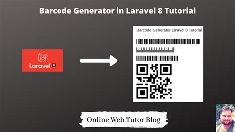 barcode generator in laravel 8 tutorial online web tutor