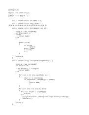 BigInt Java Package Hw2 Import Java Util Arrays Public Class BigInt