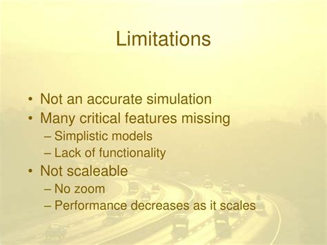 Ppt Visual Traffic Simulation Powerpoint Presentation Free Download