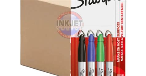 Sharpie Permanent Markers Mini Fine Colours Pack 4 Box 6 Inkjet Online