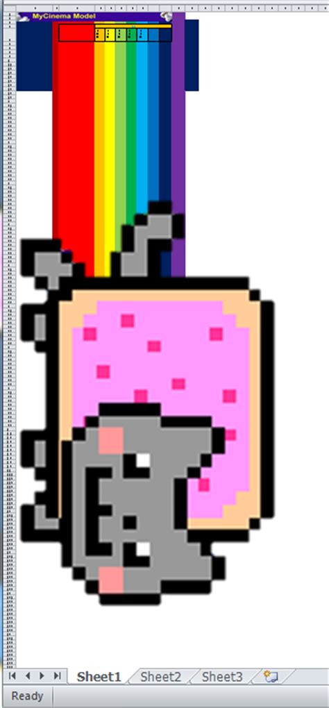 Excel Nyan Cat By YamiKurori On DeviantArt