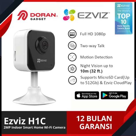 Jual Ezviz H C Smart Home Wifi Ip Camera Indoor Cctv Type C Full Hd P Di Seller Noelle
