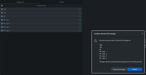 Discard All Files Warning Displays Incorrect Characters For File · Issue 7181 · Desktopdesktop