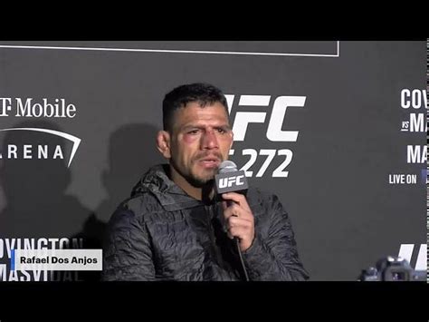 Ufc 272 Rafael Dos Anjos On The Damage Renato Moicano Took