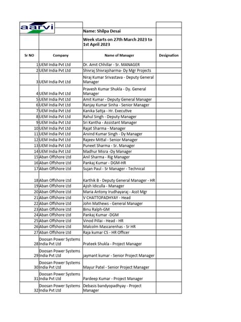 Excel Sheet 191 Nos Pdf