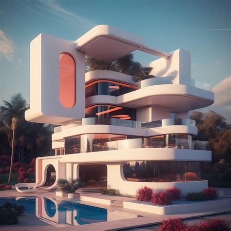 Premium Ai Image Modern Extravagant Architecture Generative Ai