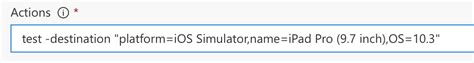 Ios Xcodebuild Error Option Destination Requires At Least One