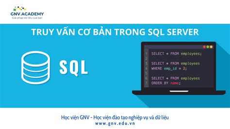 Hướng dẫn sử dụng các câu lệnh SQL cơ bản P Học viện GNV