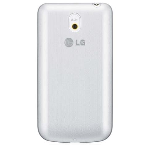 Celular Desbloqueado LG C397 Branco com Dual Chip Teclado Qwerty Câmera 2MP Wi Fi MP3 Rádio