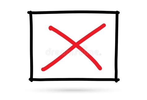 Popular Check List Symbol X Wrong Mark Isolated Stock Vector Illustration Of Business Paper