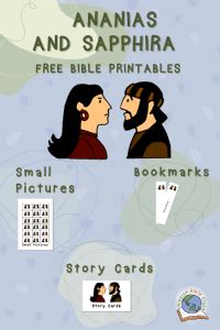 Printables Ananias And Saphira Mission Bible Class
