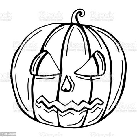 흰색 배경에 고립 된 손으로 그린 호박 0명에 대한 스톡 벡터 아트 및 기타 이미지 0명 10월 가을 Istock