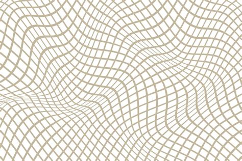Simple Abstract Brown Color Creative Small Square Wavy Distort Net Line Pattern Abstract