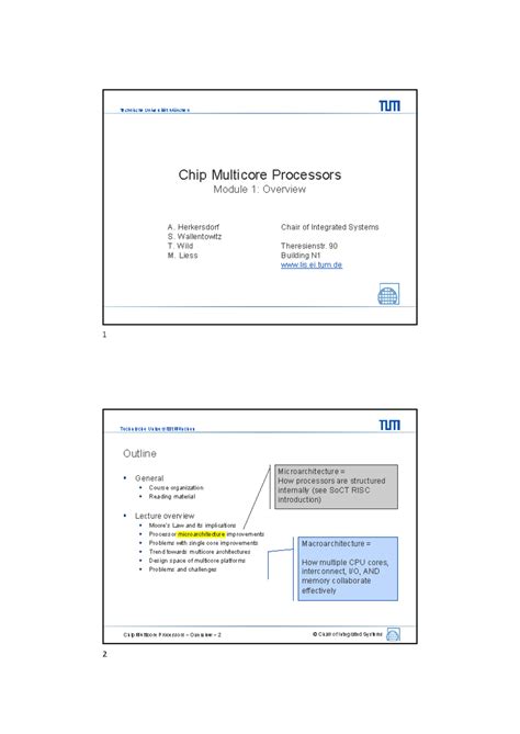 01 Overview Lecture 24 0415 Chip Multicore Processors Module 1