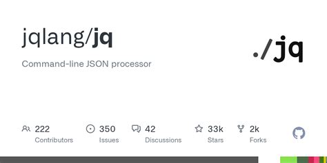 Github Jqlangjq Command Line Json Processor