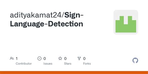 Github Adityakamat24sign Language Detection