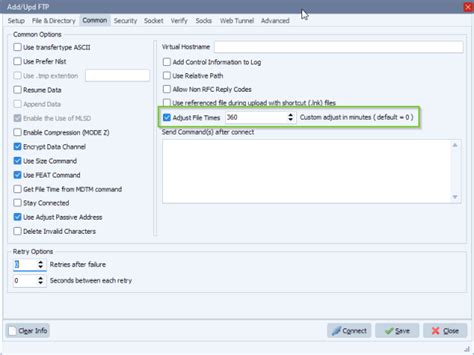 Ftp Downloads Are Not Showing Correct Date And Time