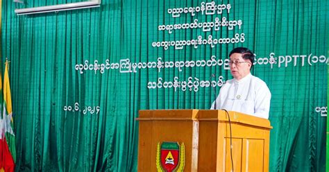 Myanmarnationalpost မကွေးတိုင်းဒေသကြီးအစိုးရအဖွဲ့ ဝန်ကြီးချုပ် ဦးတင့်လ