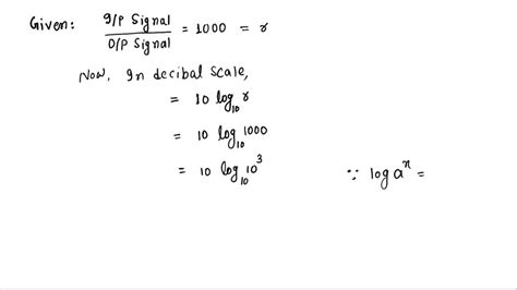 Solved Suppose The Ratio Output Signal Magnitude To Input Signal Power