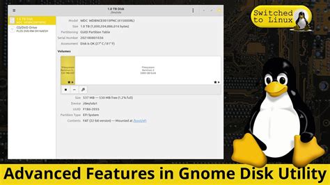 Advanced Features In Gnome Disk Utility Linux Software Youtube