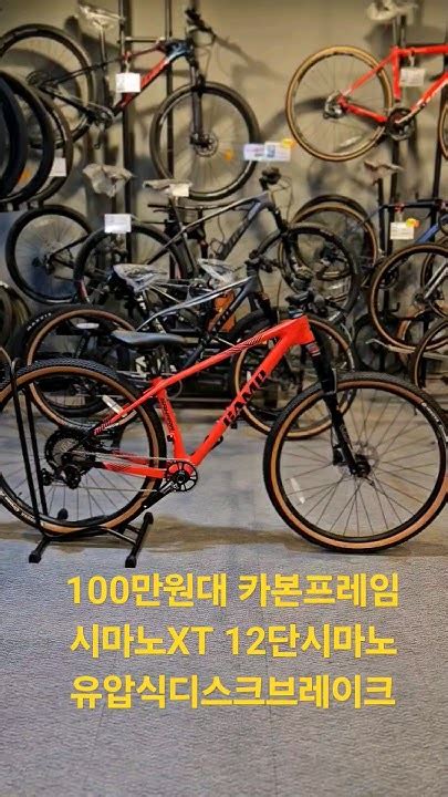 100만원대 가성비좋은 카본프레임 Mtb 자전거 시마노 Xt 12단 구동계시마노 유압식디스크브레이크에어샥포크 구매문의 010 8511 9544 부산자전거 사바캠프