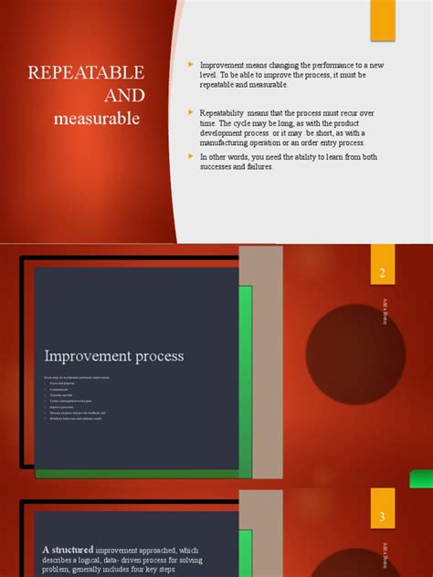 Repeatable And Measurable Module 4 Pdf Methodology Business