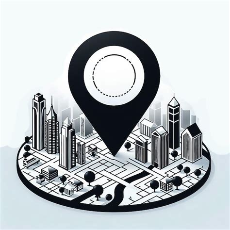 Premium Photo Silhouette Pin Point Map Address Location Pointer