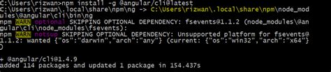 angular ngは内部コマンドまたは外部コマンドとして認識されません