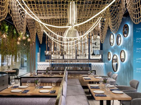 Ресторан Черное море Москва Морской интерьер Ресторан Дизайн ресторана