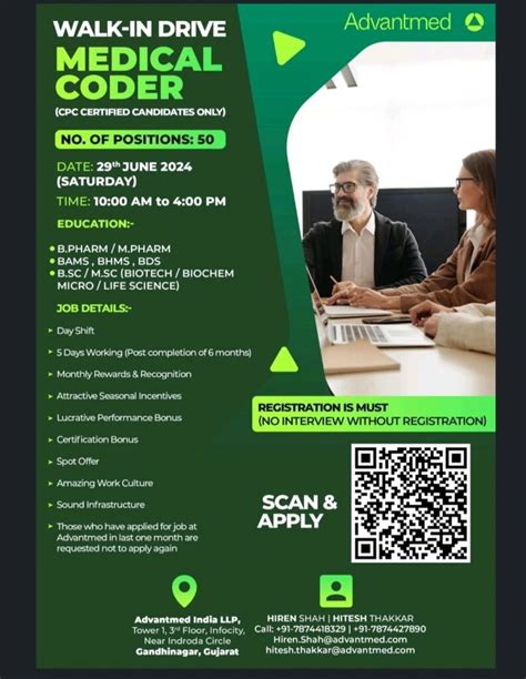 Fresher Advantmed Hiring For Medical Coder On 29th June 2024