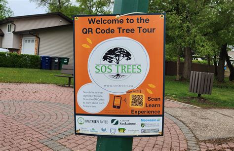 Qr Code Tree Tour Wild About Saskatoon