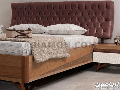 قیمت خرید تخت خواب دونفره شیک سبک مدرن ترکیه ای