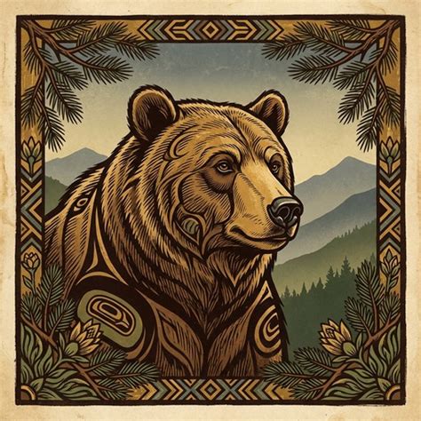 Free Majestic Bear Portrait Image Bear Grizzly Wildlife Download