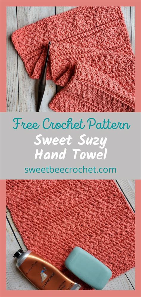 Add Elegance To Your Kitchen With Sweet Suzy Hand Towel Crocheted