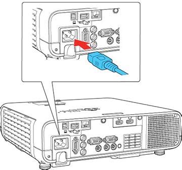 Turning On The Projector