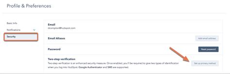 Set Up Two Factor Authentication For Your HubSpot Login